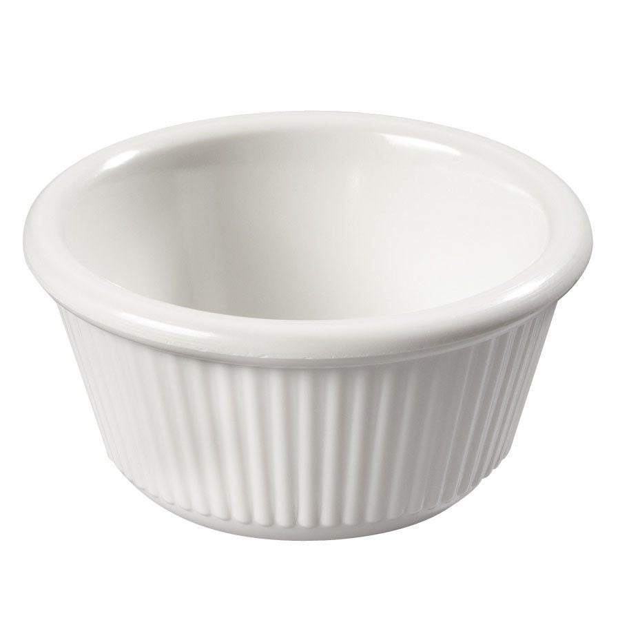 FLUTED RAMEKIN WHITE – 3 OZ – Tzanet