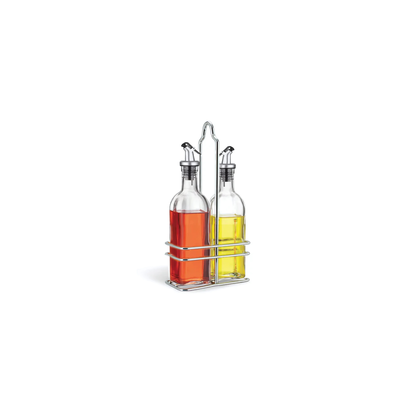 CRUET SET (OIL VINEGAR) WITH CADDY – 6 OZ, 175 ML – Tzanet